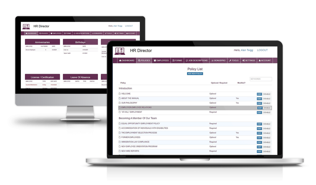 HR Director - Bent Ericksen & Associates